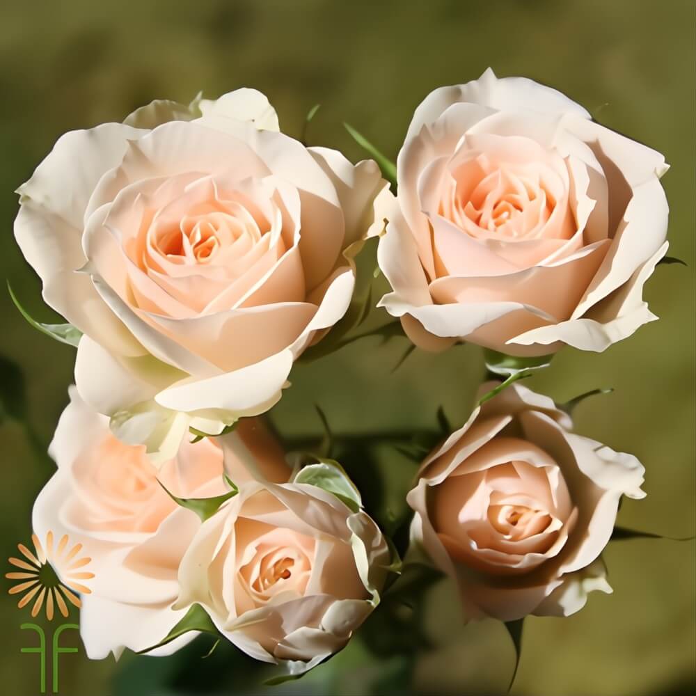 Buy Wholesale Cream Jana Spray Roses Online – Guaranteed Fresh
