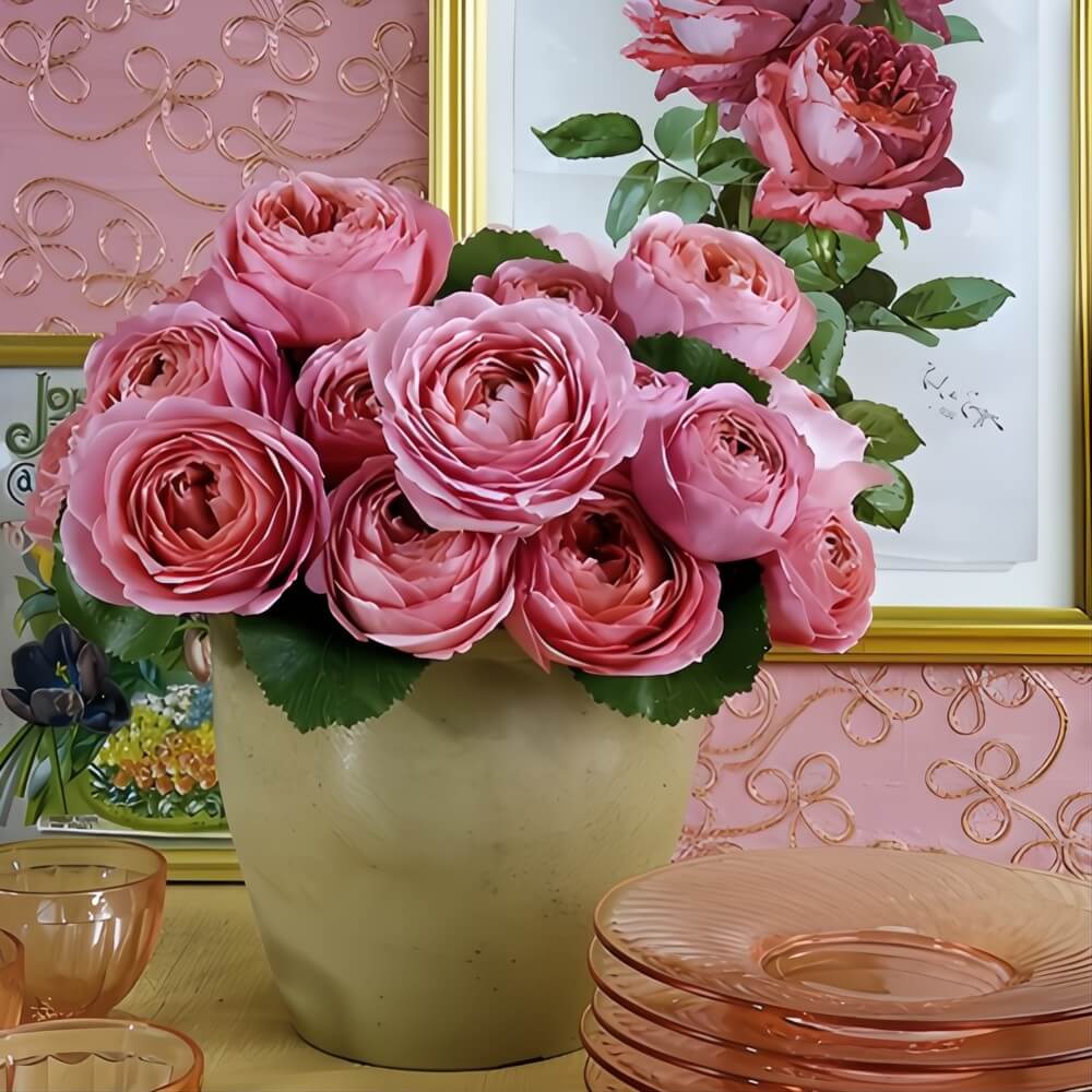 Buy Wholesale Pink Romantic Antike Garden Roses Online – Guaranteed Fresh